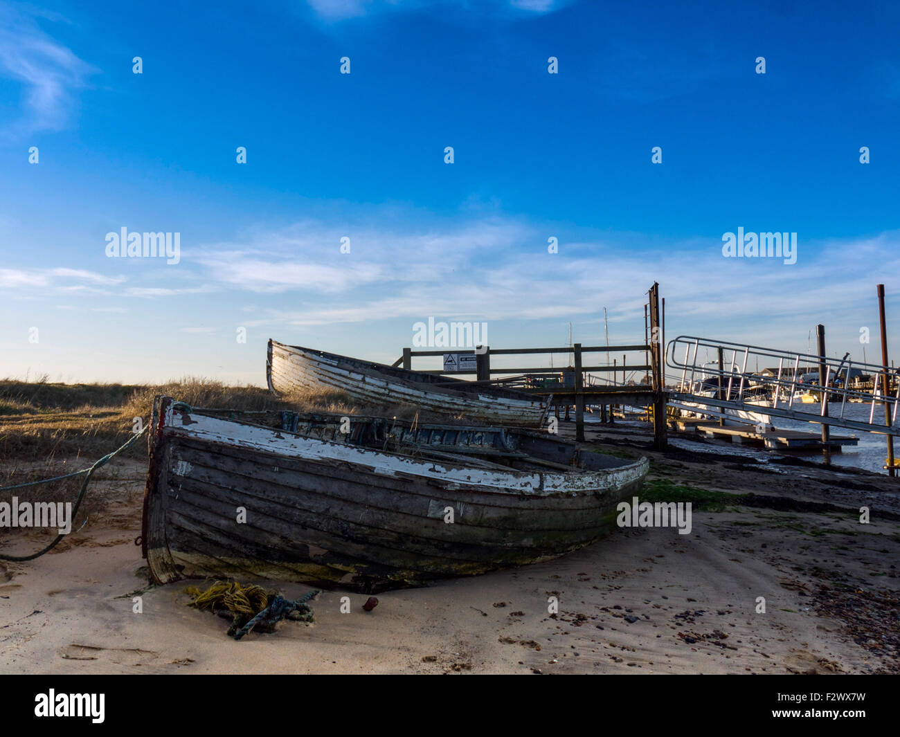 Old wooden rowing boats on hi-res stock photography and images - Alamy