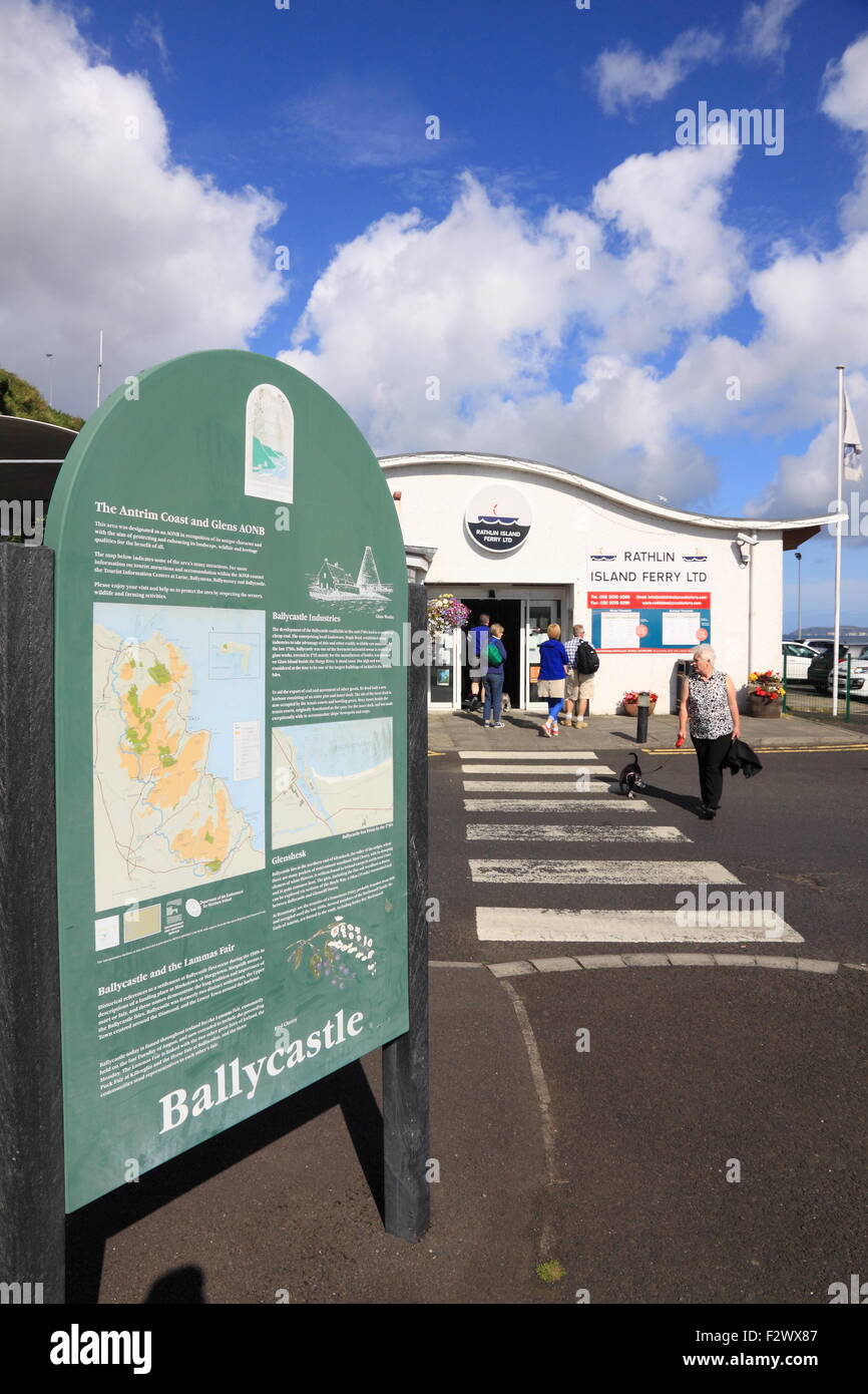 Ballycastle ferry terminal hi-res stock photography and images - Alamy