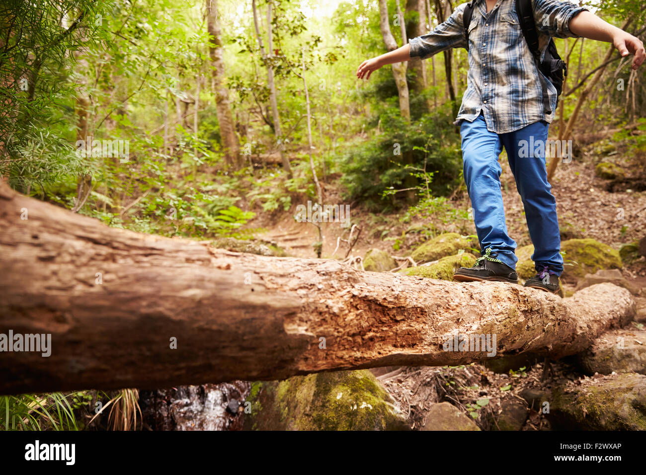 Stream boy hi-res stock photography and images - Alamy