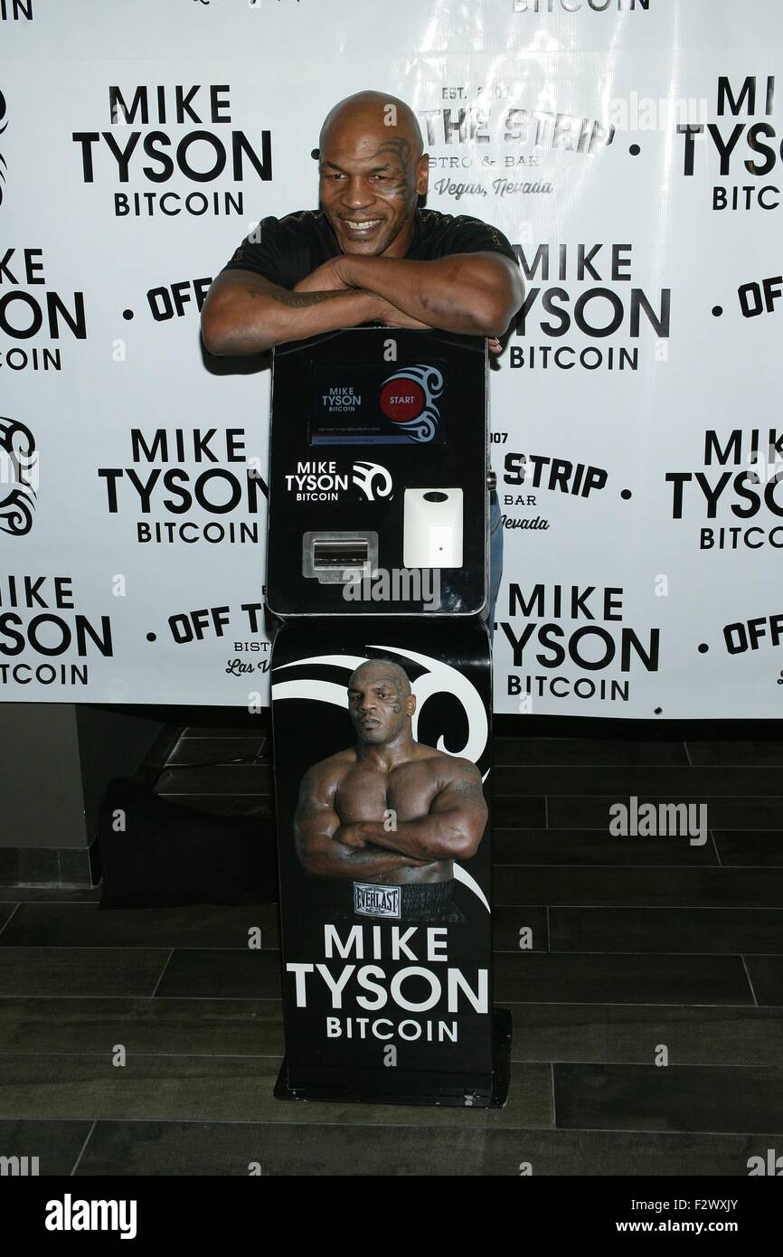 Worlds first official mike tyson bitcoin atm hi-res stock photography ...