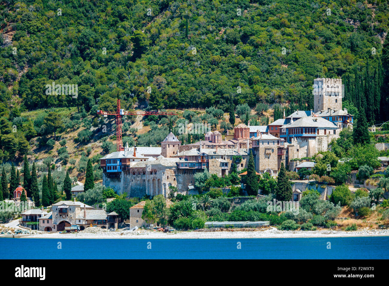 Dochiariou Monastery, Athos Peninsula, Mount Athos, Chalkidiki, Greece ...