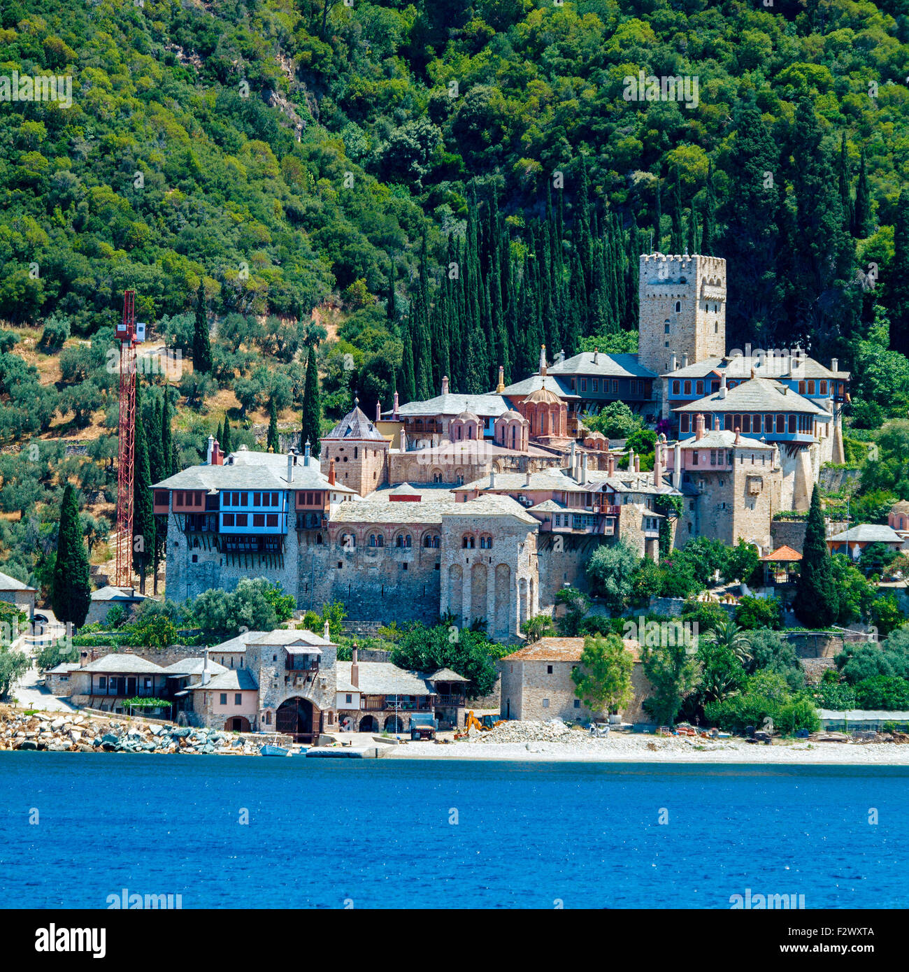 Dochiariou Monastery, Athos Peninsula, Mount Athos, Chalkidiki, Greece ...