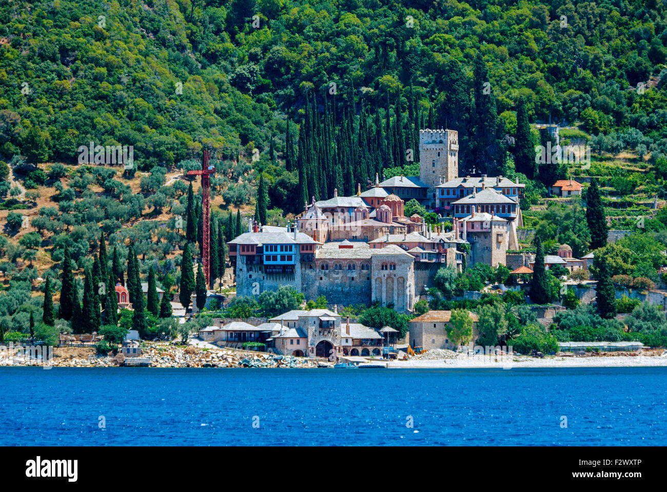 Dochiariou Monastery, Athos Peninsula, Mount Athos, Chalkidiki, Greece ...