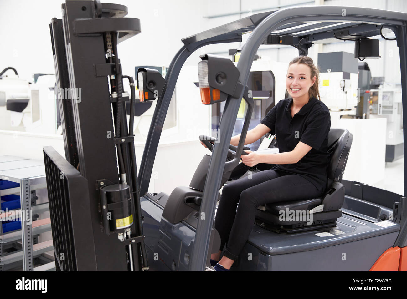 Fork lift driver hi-res stock photography and images - Alamy