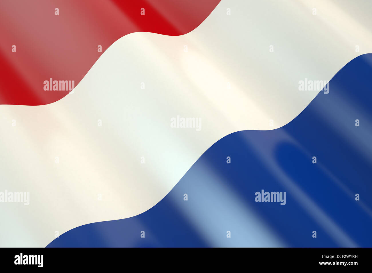 Netherlands flag in the wind Stock Photo - Alamy