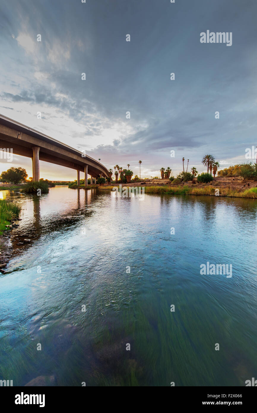 Interstate 8 bridge over Colorado River Stock Photo - Alamy