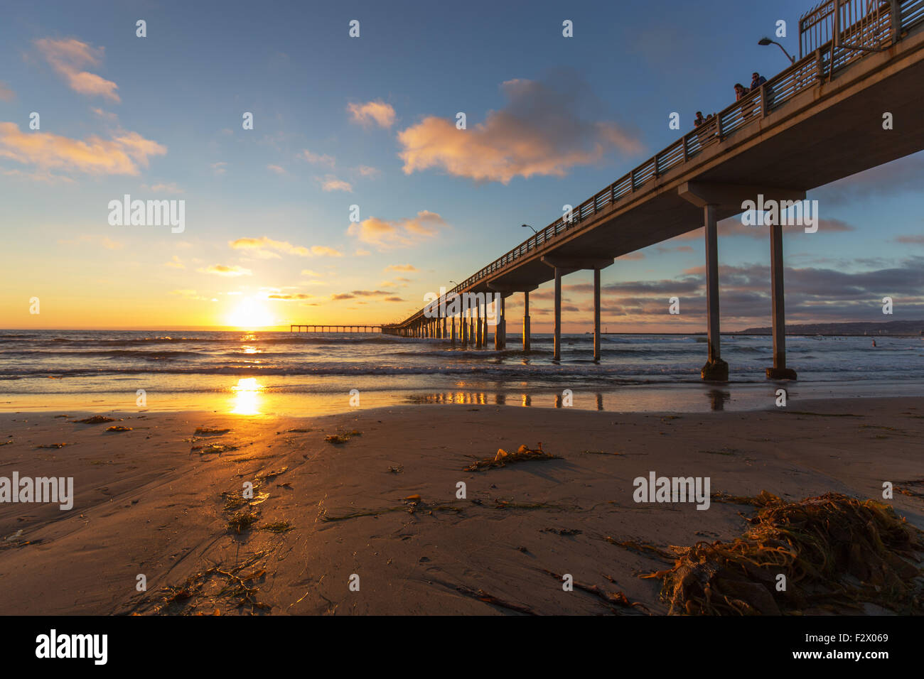 Ocean Beach Pier Stock Photo - Alamy
