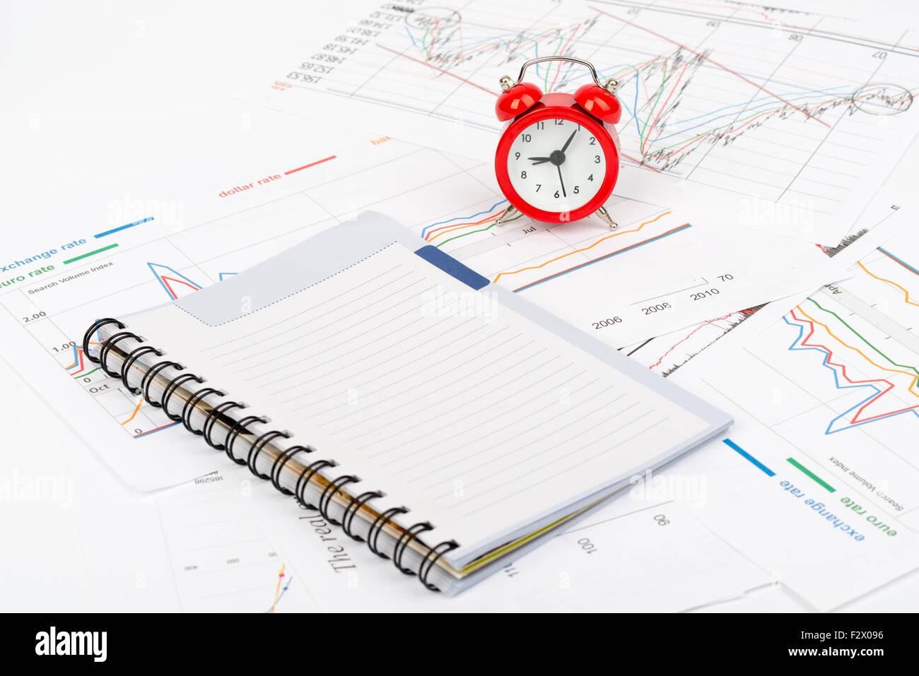 Alarm clock business documents hi-res stock photography and images - Alamy