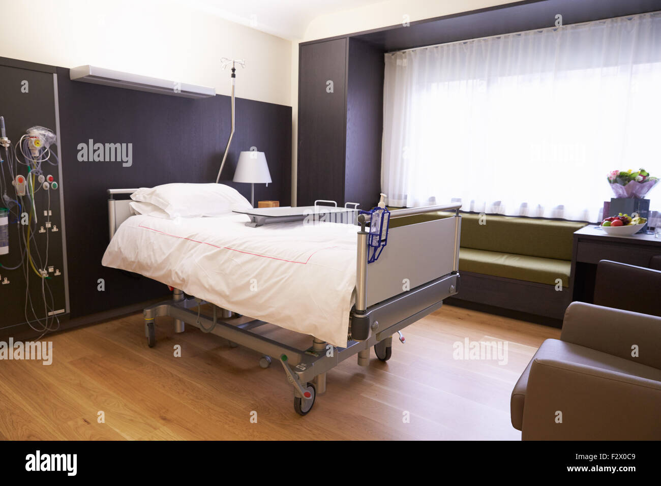 Empty Patient Room In Modern Hospital Stock Photo - Alamy