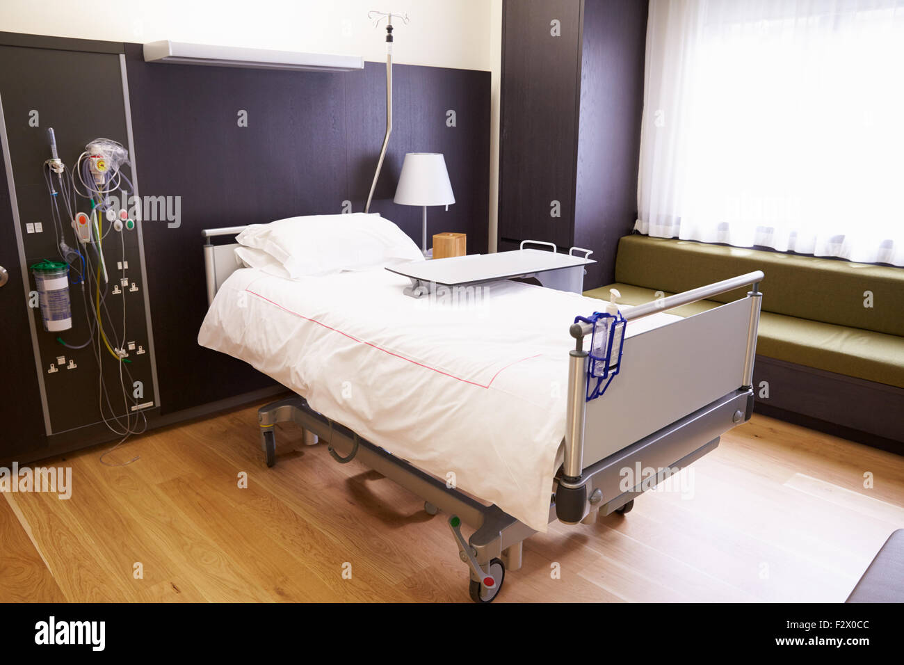 Empty Patient Room In Modern Hospital Stock Photo - Alamy