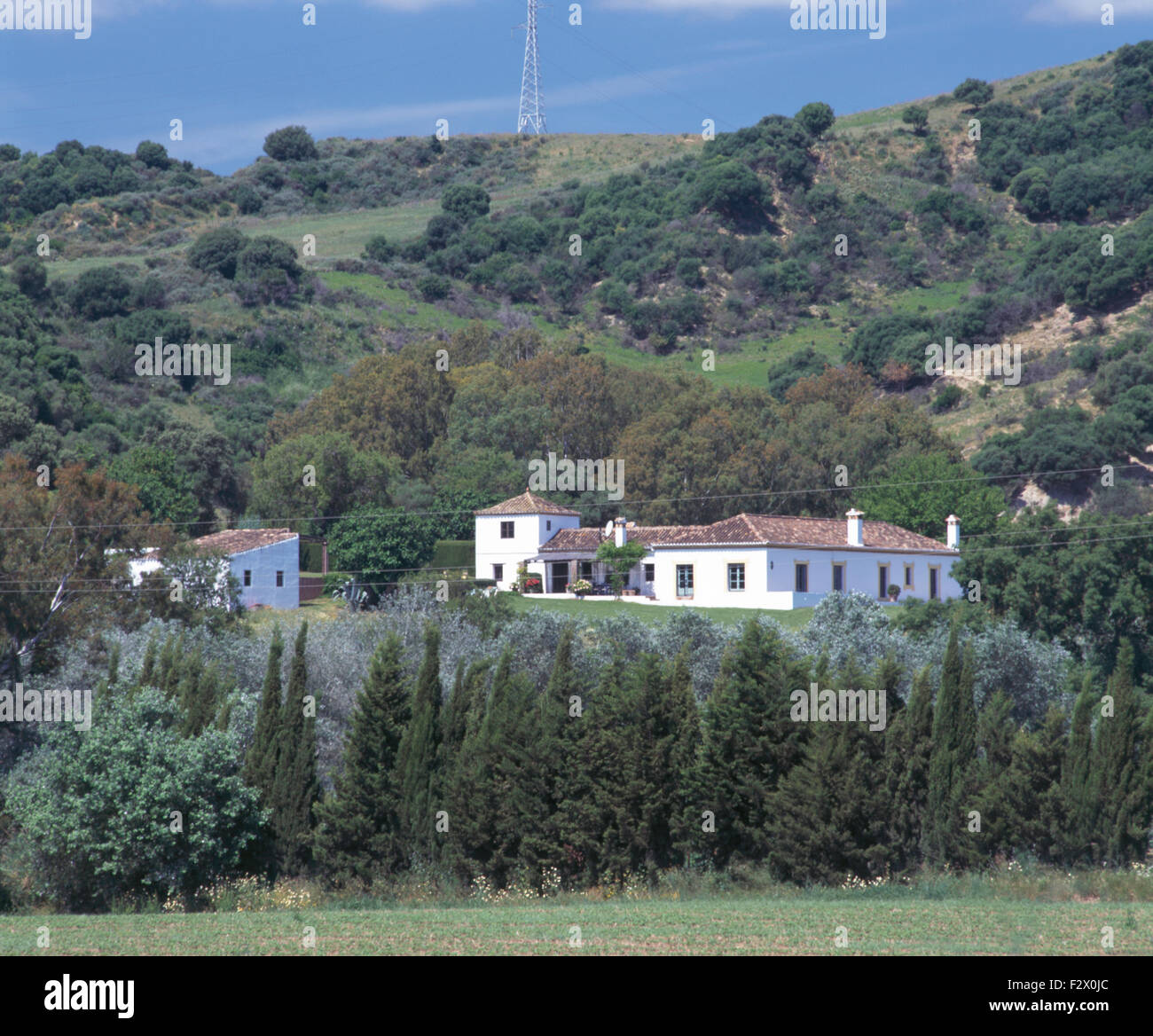 Spanish hillside villas hi-res stock photography and images - Alamy
