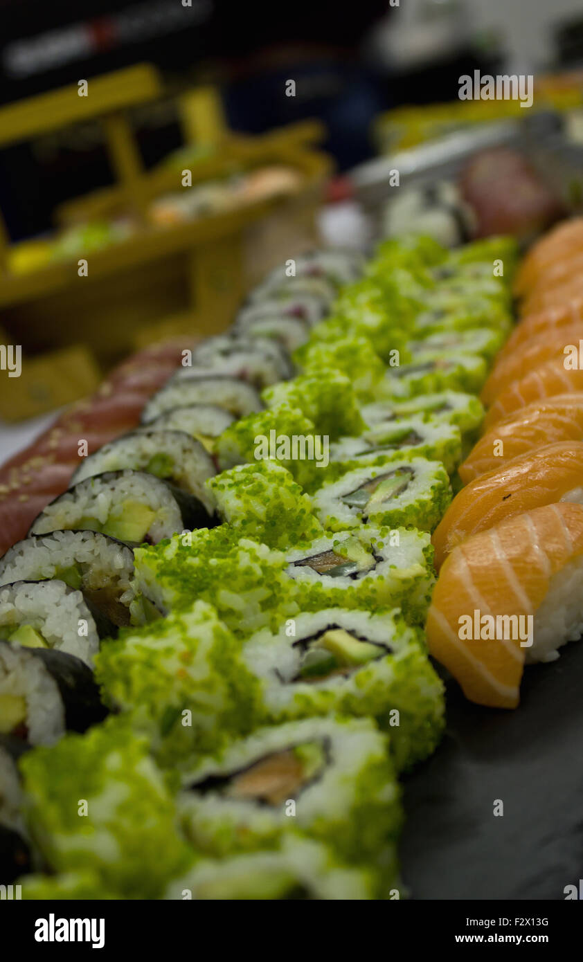 Shot taken of sushi Stock Photo - Alamy