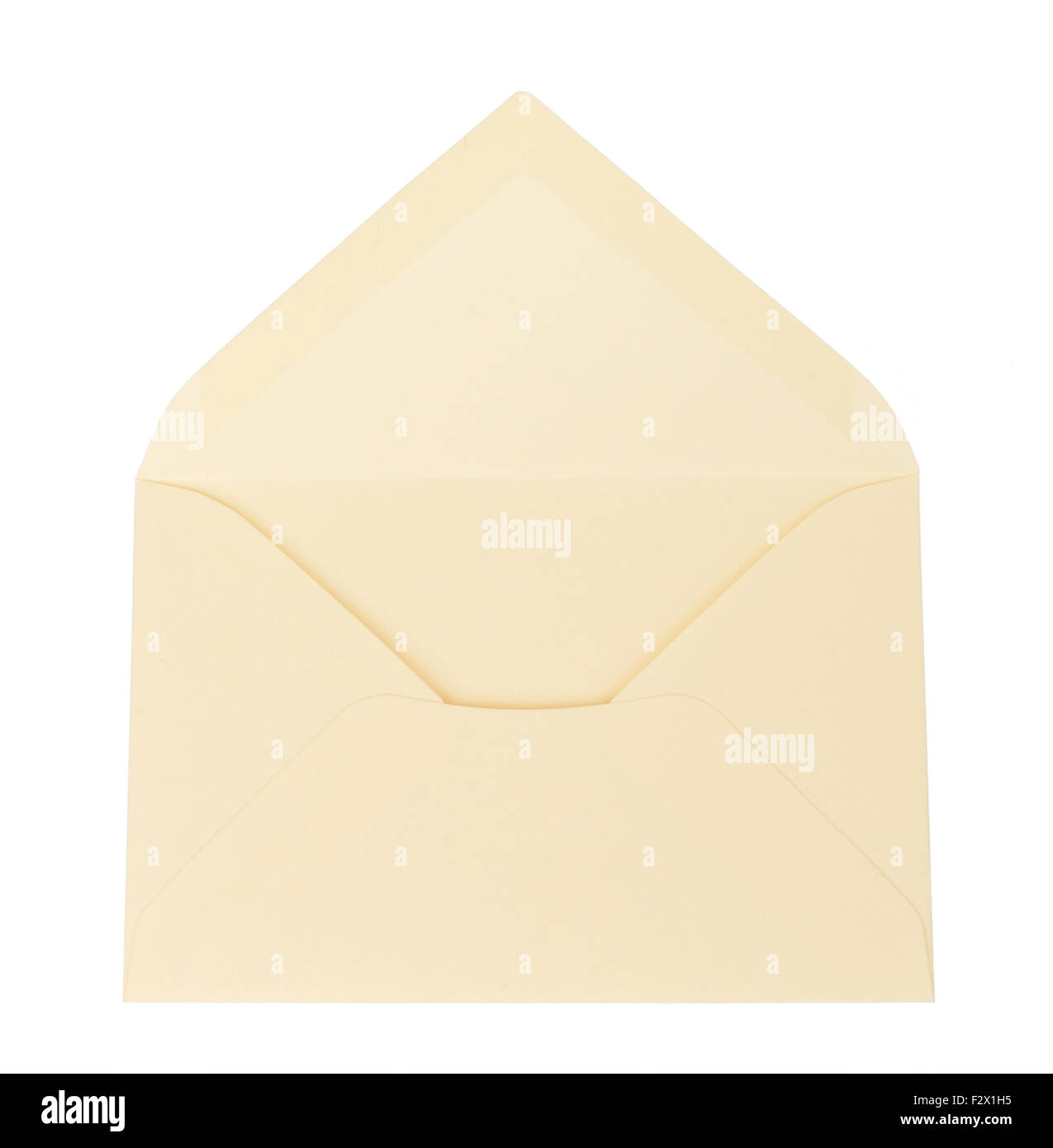 Open white envelope Stock Photo - Alamy