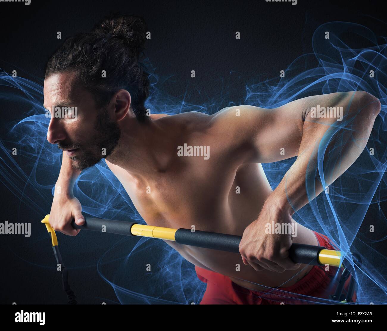 Determination in training Stock Photo - Alamy