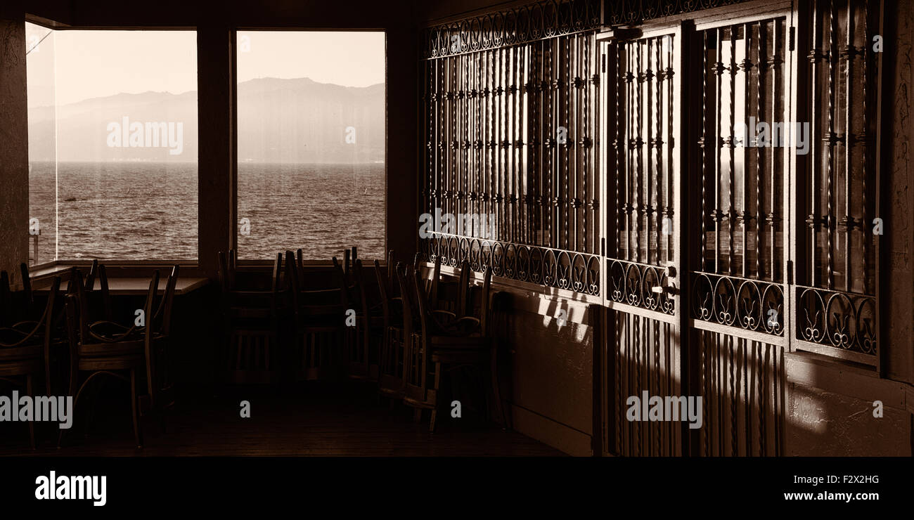 Interiors view of a resort on a pier, Santa Monica Pier, Santa Monica ...
