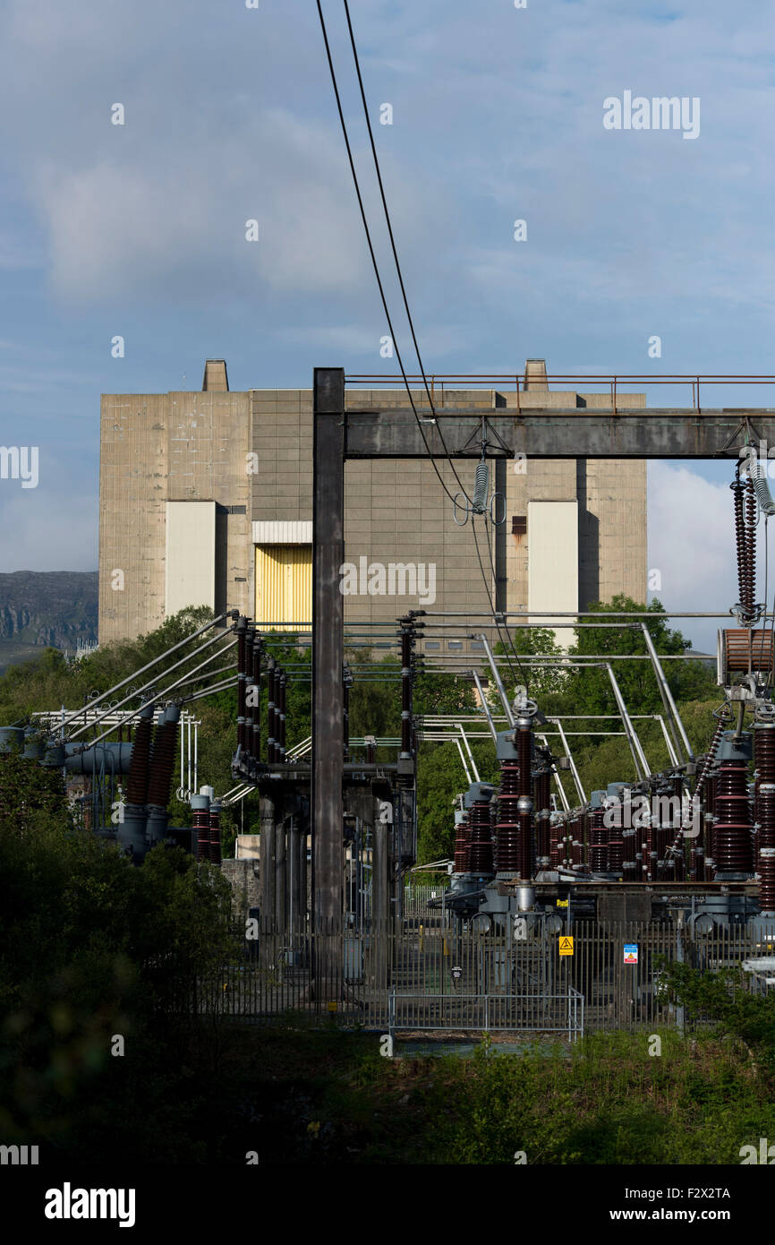 A general view of the disused Magnox Trawsfynydd nuclear power station ...