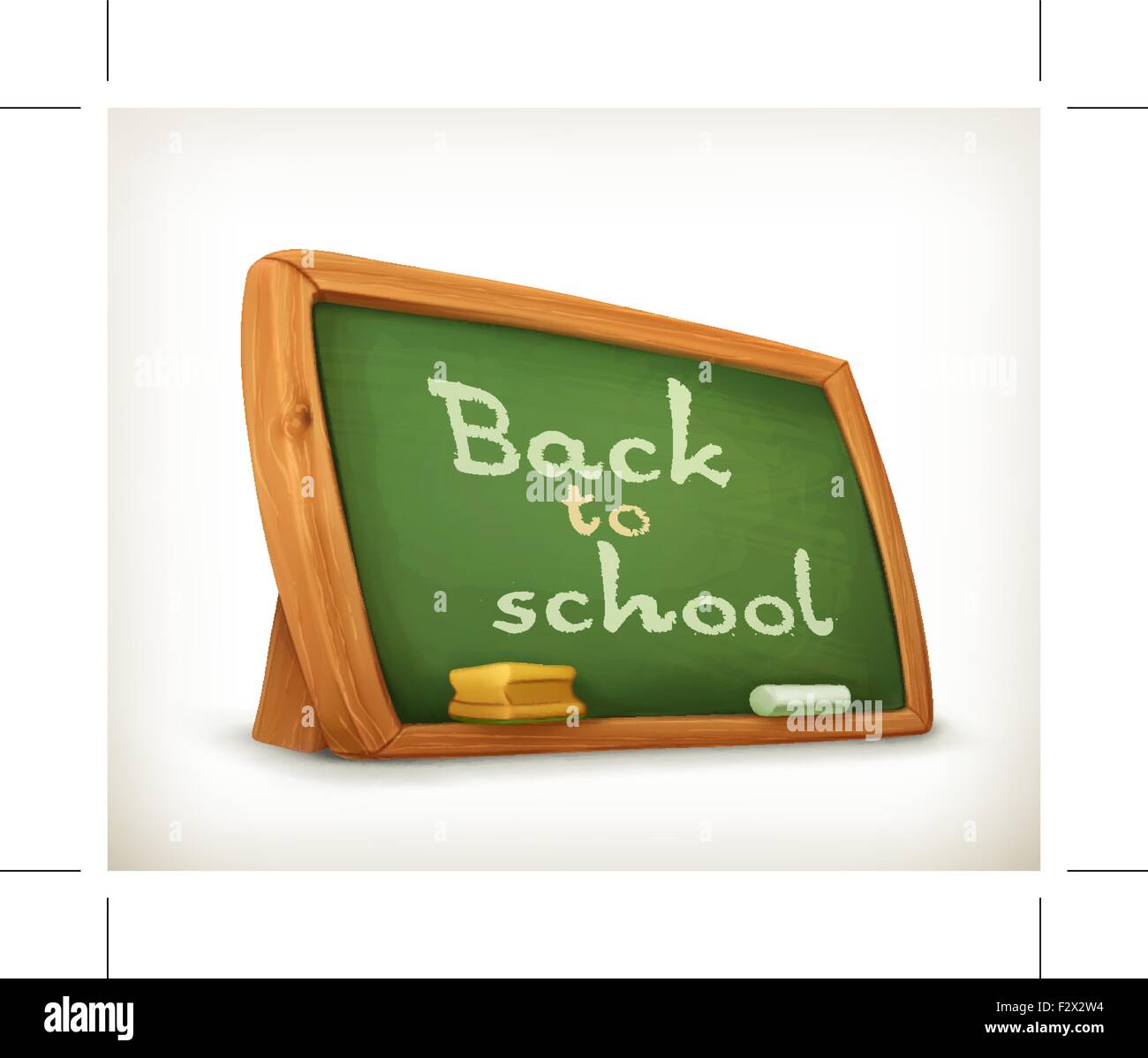 Chalkboard school cartoon icon Cut Out Stock Images & Pictures - Alamy