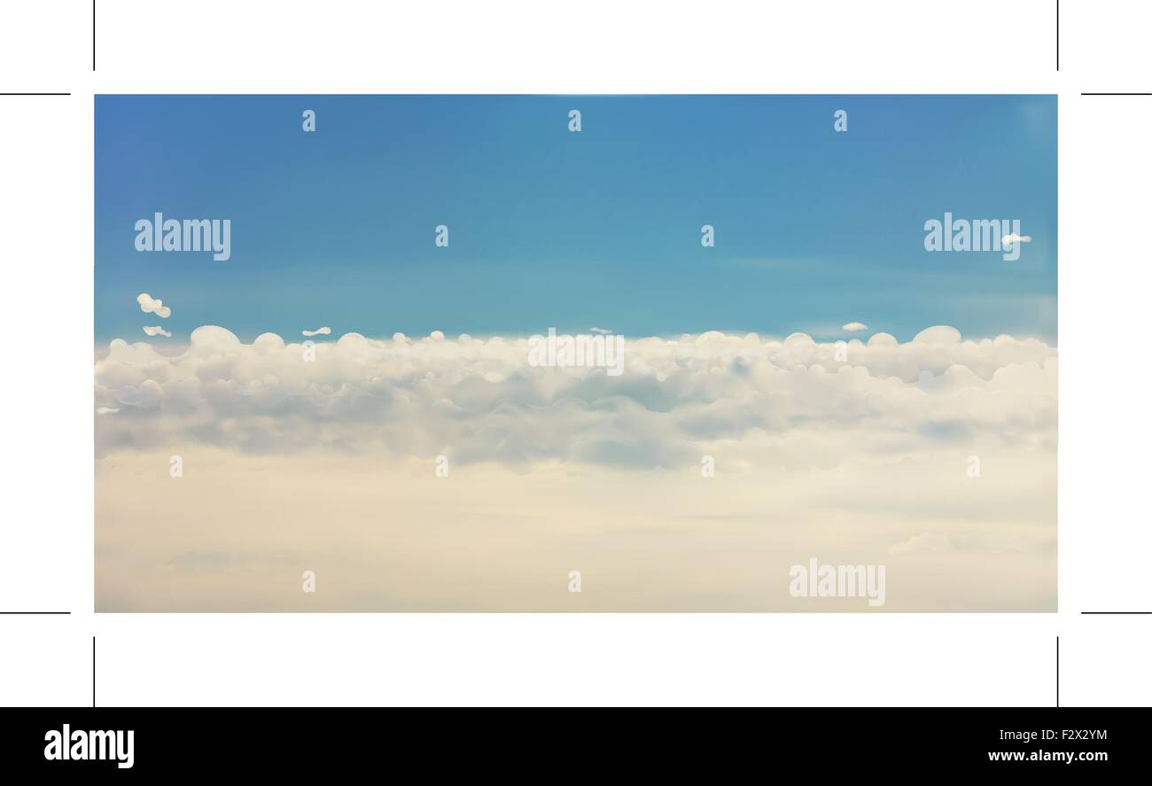 Clouds, vector background Stock Vector Image & Art - Alamy