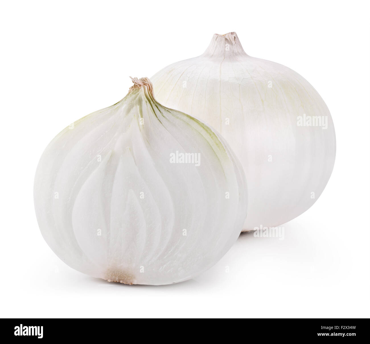 Onion isolated on white background. Clipping Path Stock Photo - Alamy