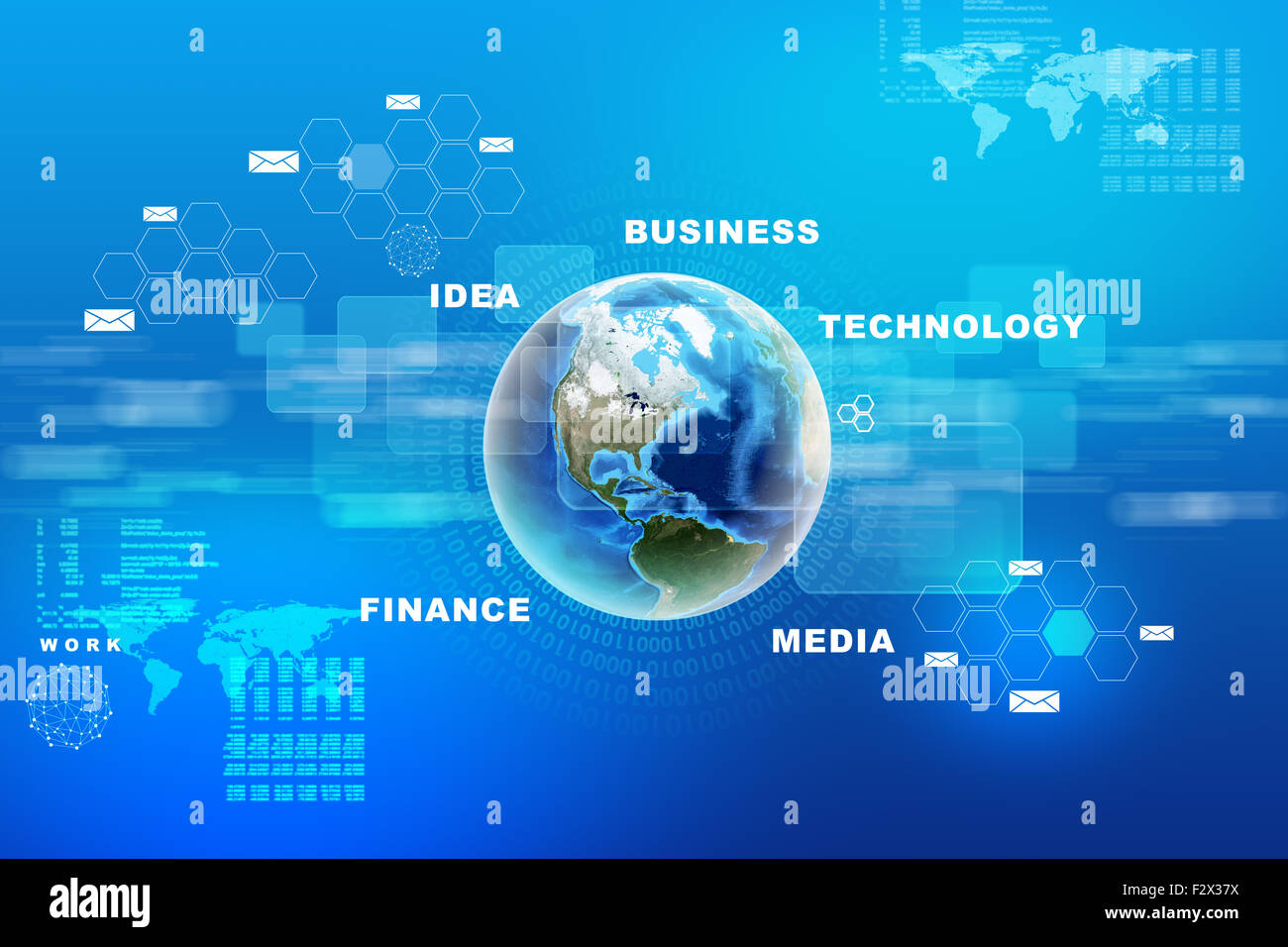 Earth globe molecule hi-res stock photography and images - Alamy