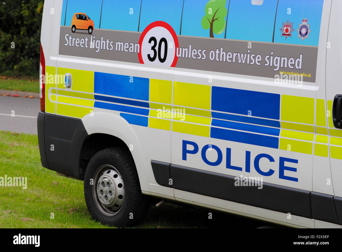 Police speed camera van Stock Photo - Alamy
