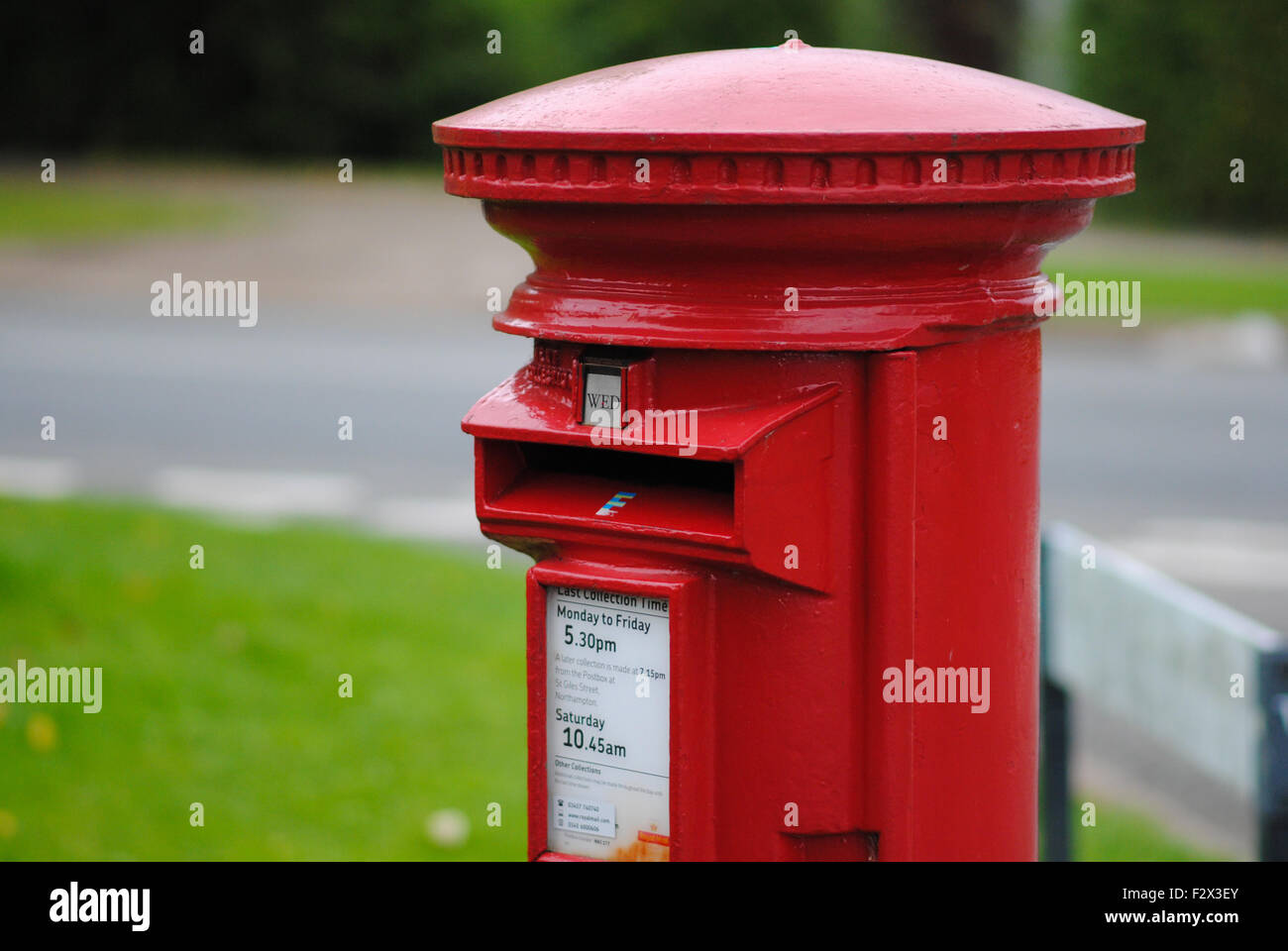 Red postbox for letters Stock Photo - Alamy