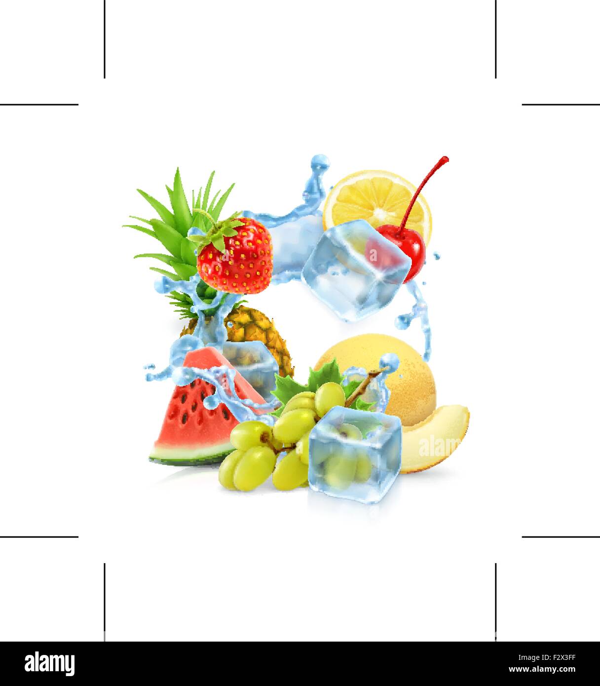 Multifruit Stock Vector Images - Alamy