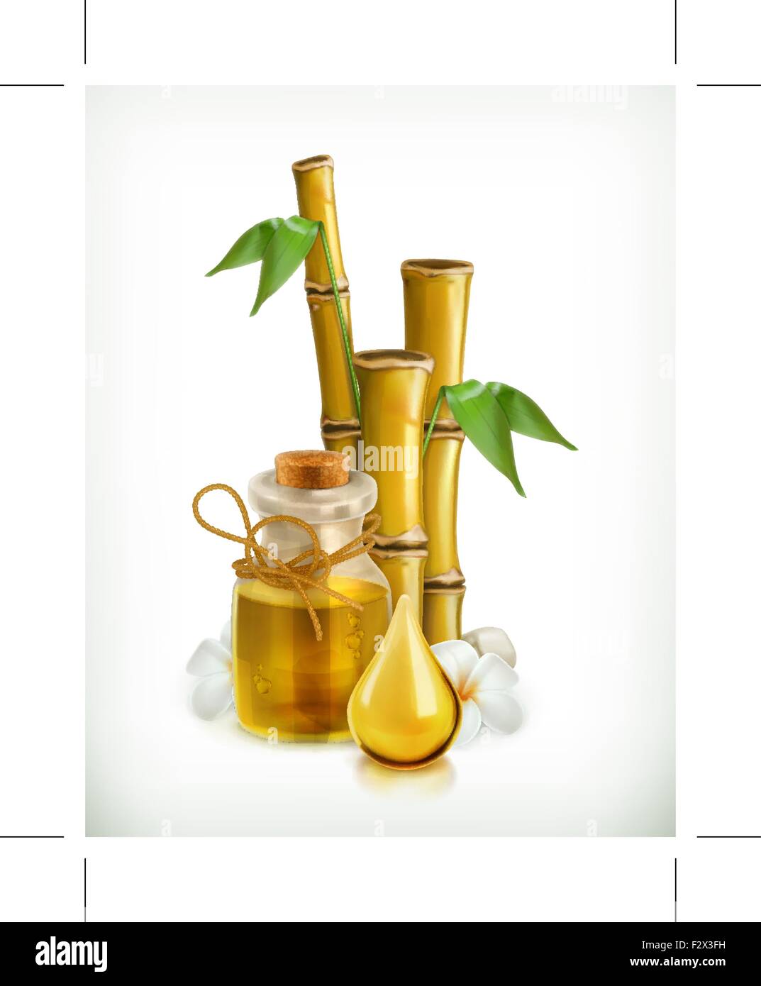 Oil bottle spa icon Cut Out Stock Images & Pictures - Alamy
