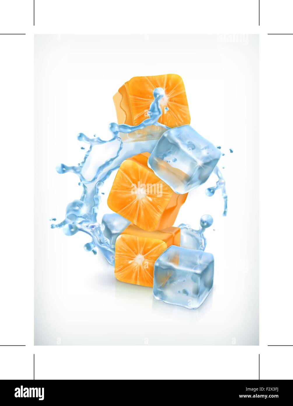 Ice cubes water splashes isolated hi-res stock photography and images ...