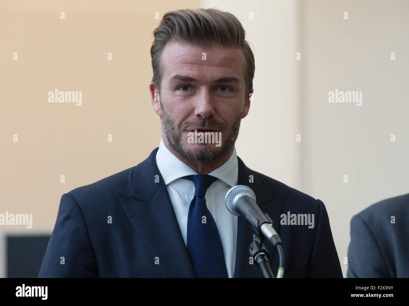 New York City, United States. 24th Sep, 2015. David Beckham, Goodwill ...