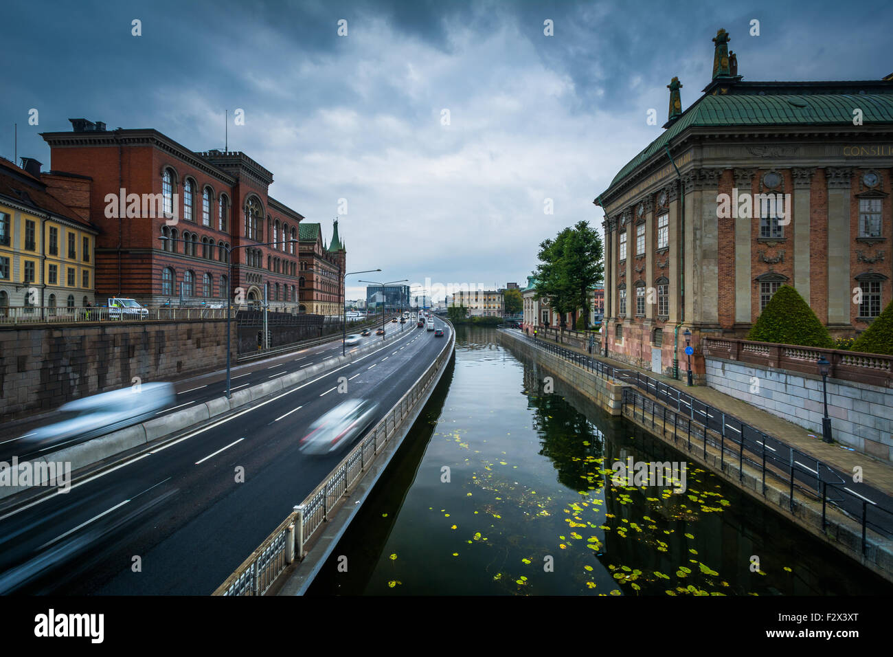 Centralbron and buildings in Galma Stan, seen from Riddarhusbron, in ...