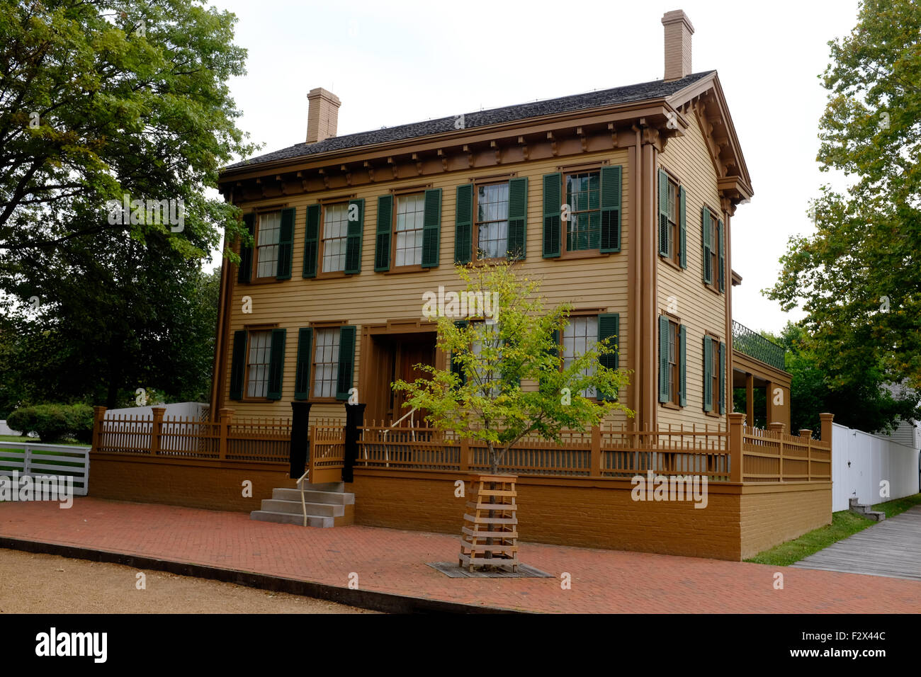 Abraham lincolns house in springfield hi-res stock photography and ...