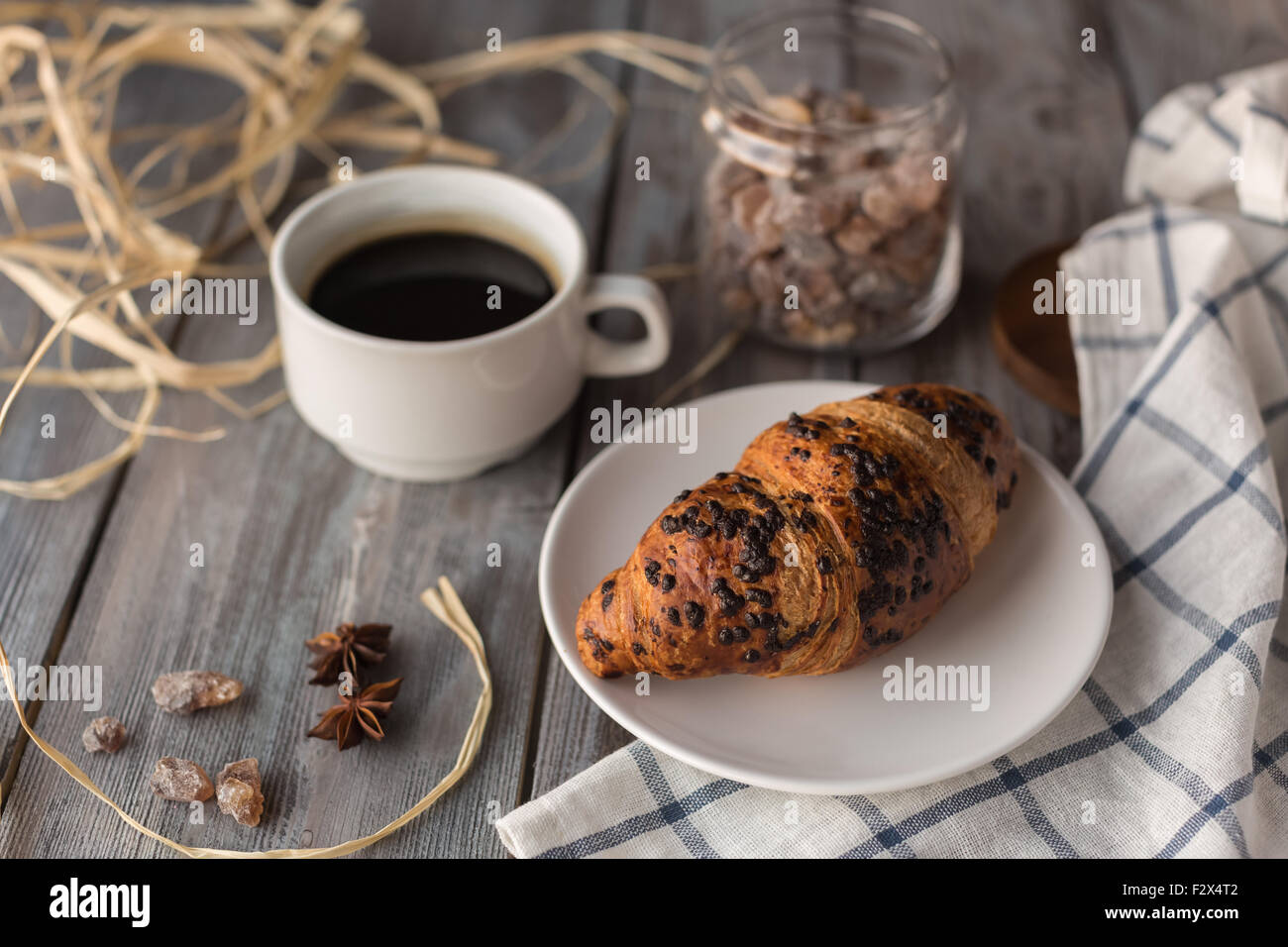 breakfast of coffee Stock Photo - Alamy