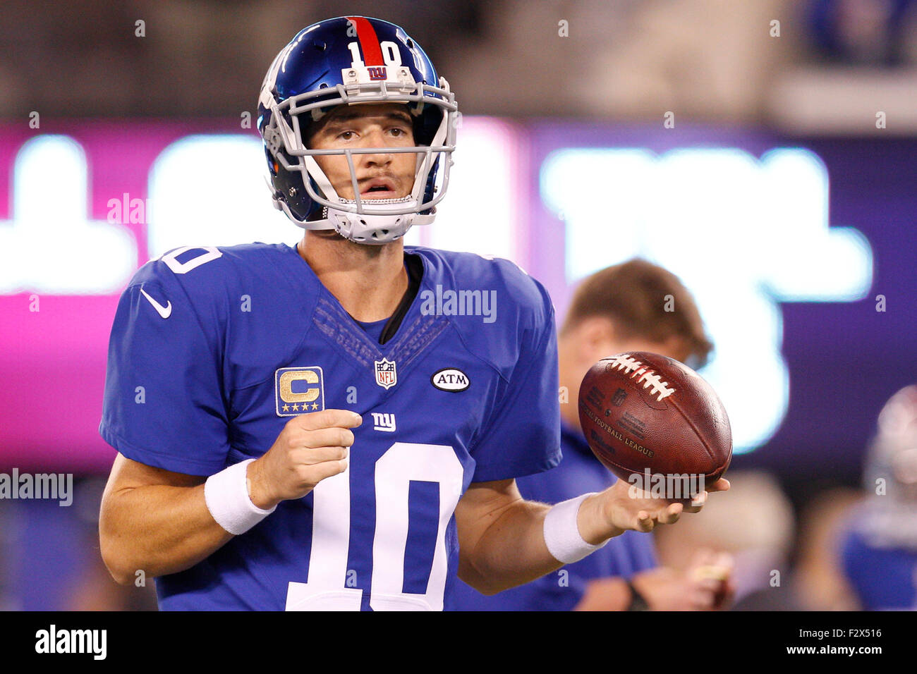 East Rutherford, New Jersey, USA. 24th September, 2015. New York Giants ...