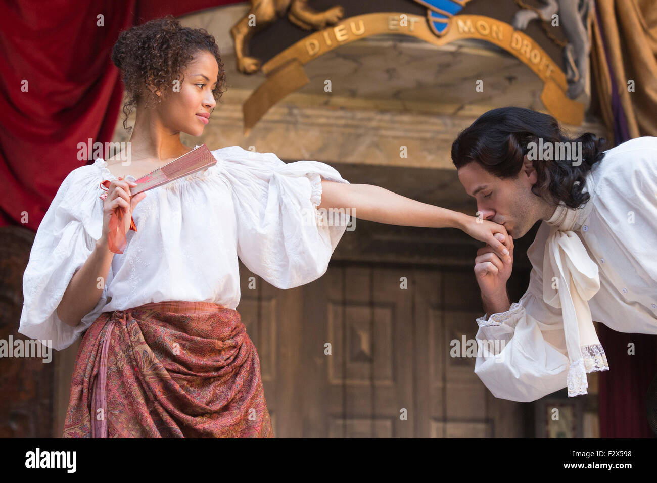 London, UK. 23/09/2015. Gugu Mbatha-Raw as Nell Gwynn and Jay Taylor as ...