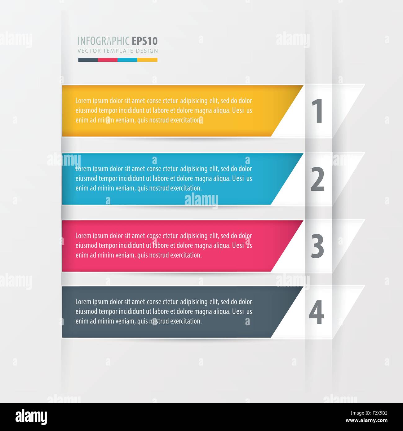 tilted squares Modern infographics banner Stock Vector Image & Art - Alamy