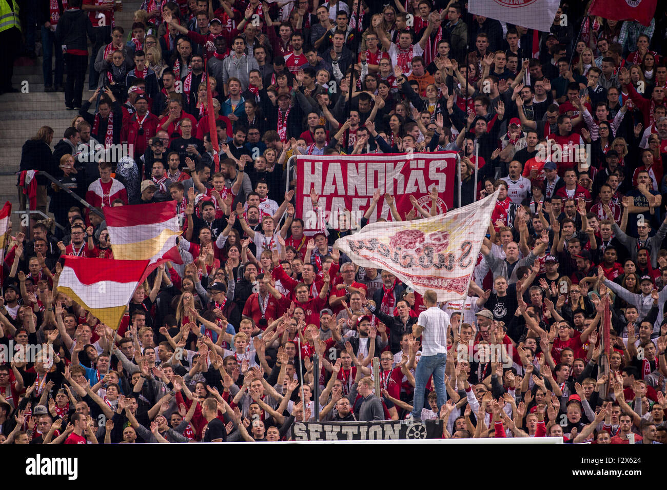 Mainz fans, SEPTEMBER 18, 2015 - Football / Soccer : Bundesliga match ...