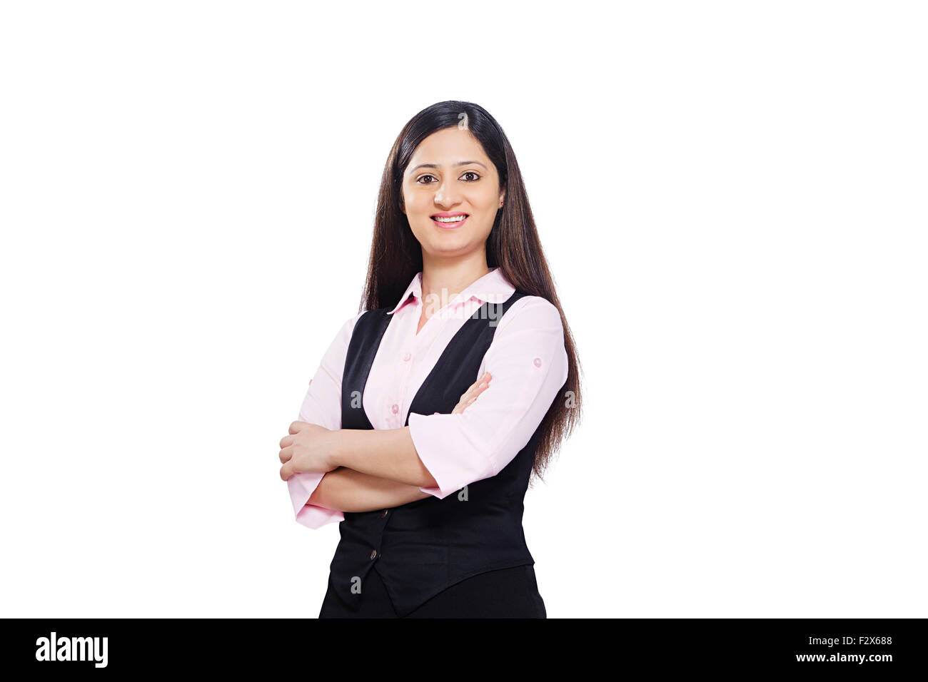 Indian employee lady standing pose hi-res stock photography and images ...
