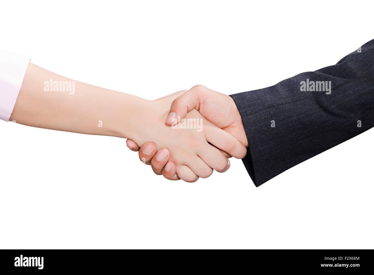Females shaking hands on business hi-res stock photography and images ...