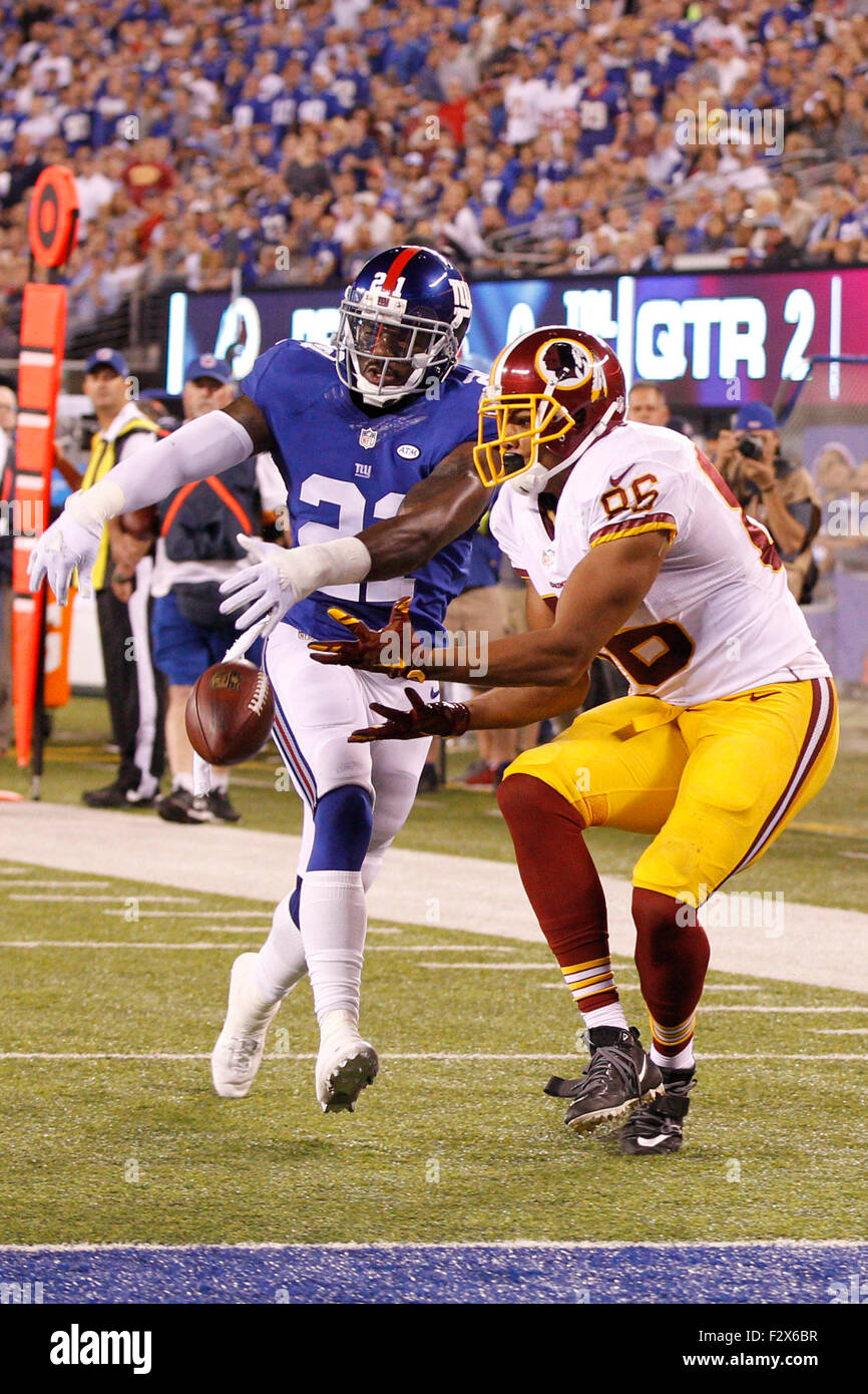 East Rutherford, New Jersey, USA. 24th September, 2015. New York Giants ...