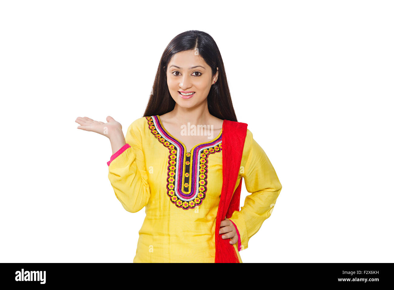 Indian woman smiling smile hand palm hi-res stock photography and ...