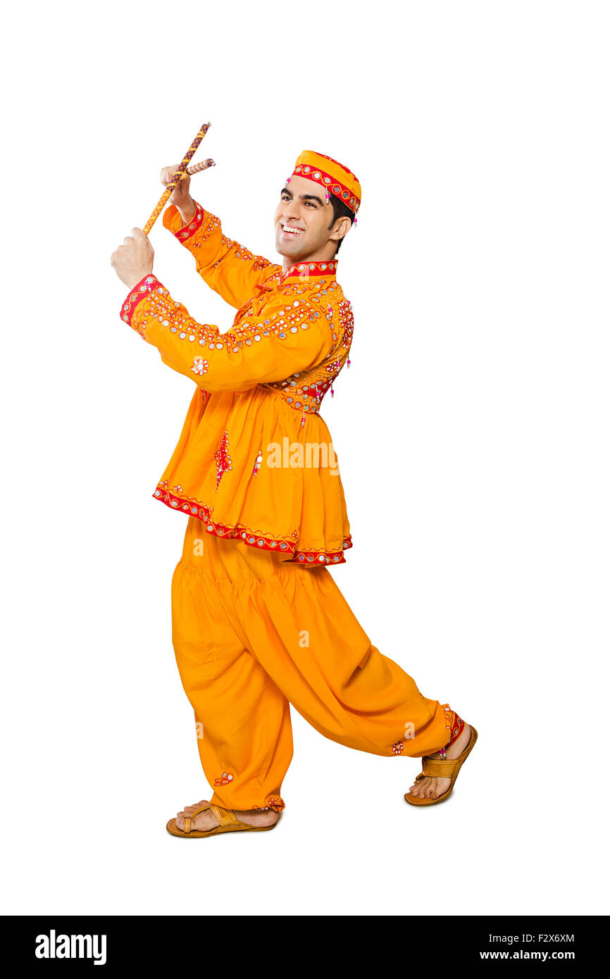 Indian dandiya dancing hi-res stock photography and images - Alamy