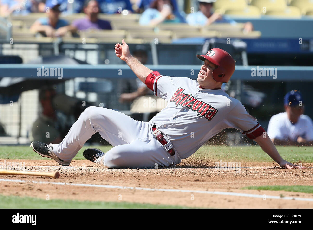 Los Angeles, CA, USA. 24th Sep, 2015. Arizona Diamondbacks third ...