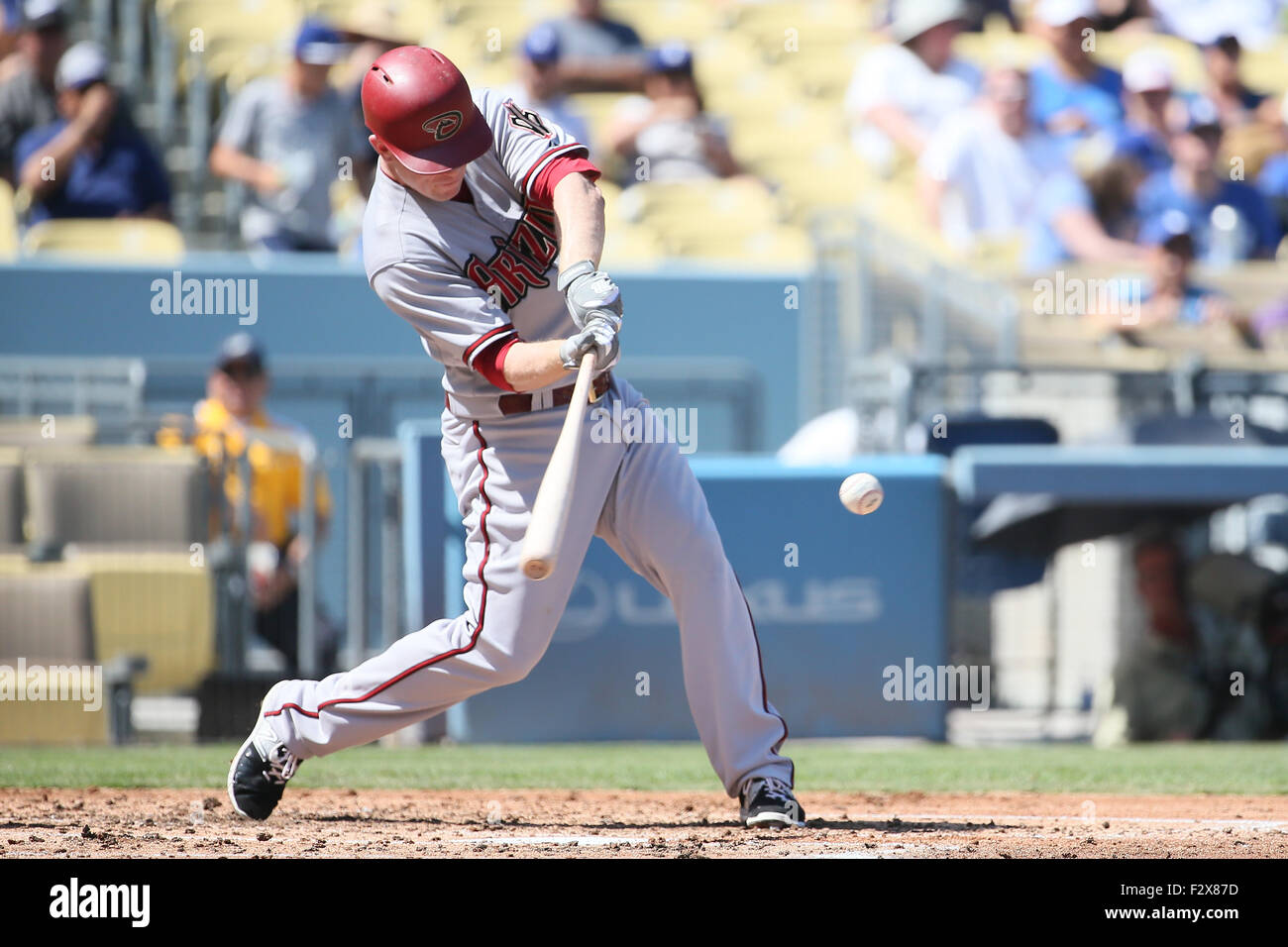 Los Angeles, CA, USA. 24th Sep, 2015. Arizona Diamondbacks third ...