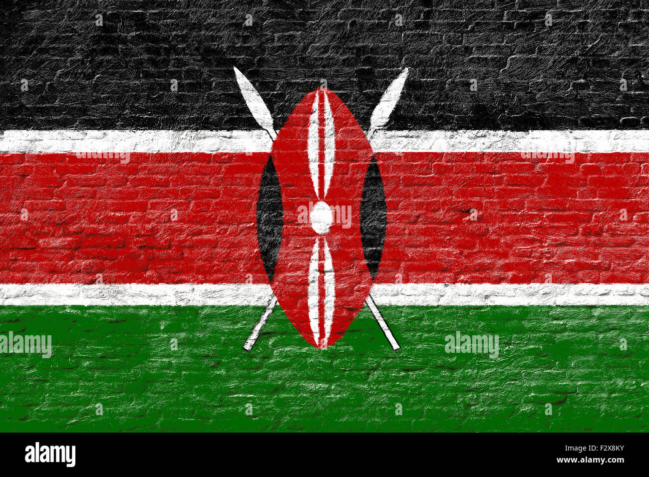 Kenya flag hi-res stock photography and images - Alamy