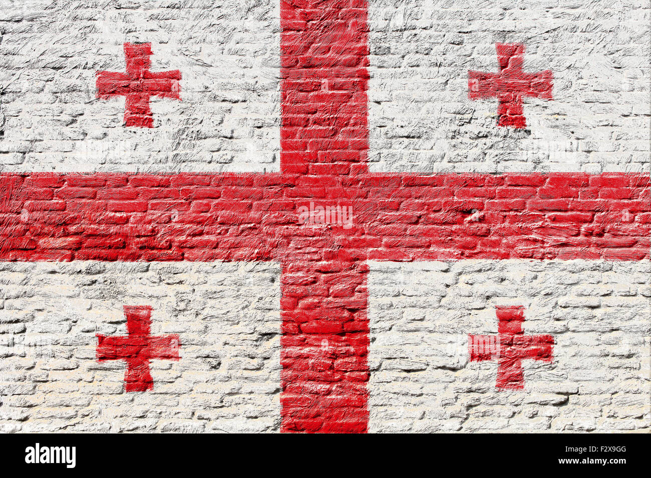 Georgia flag hi-res stock photography and images - Alamy