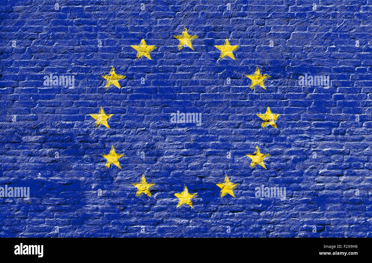 Vintage european flag hi-res stock photography and images - Alamy