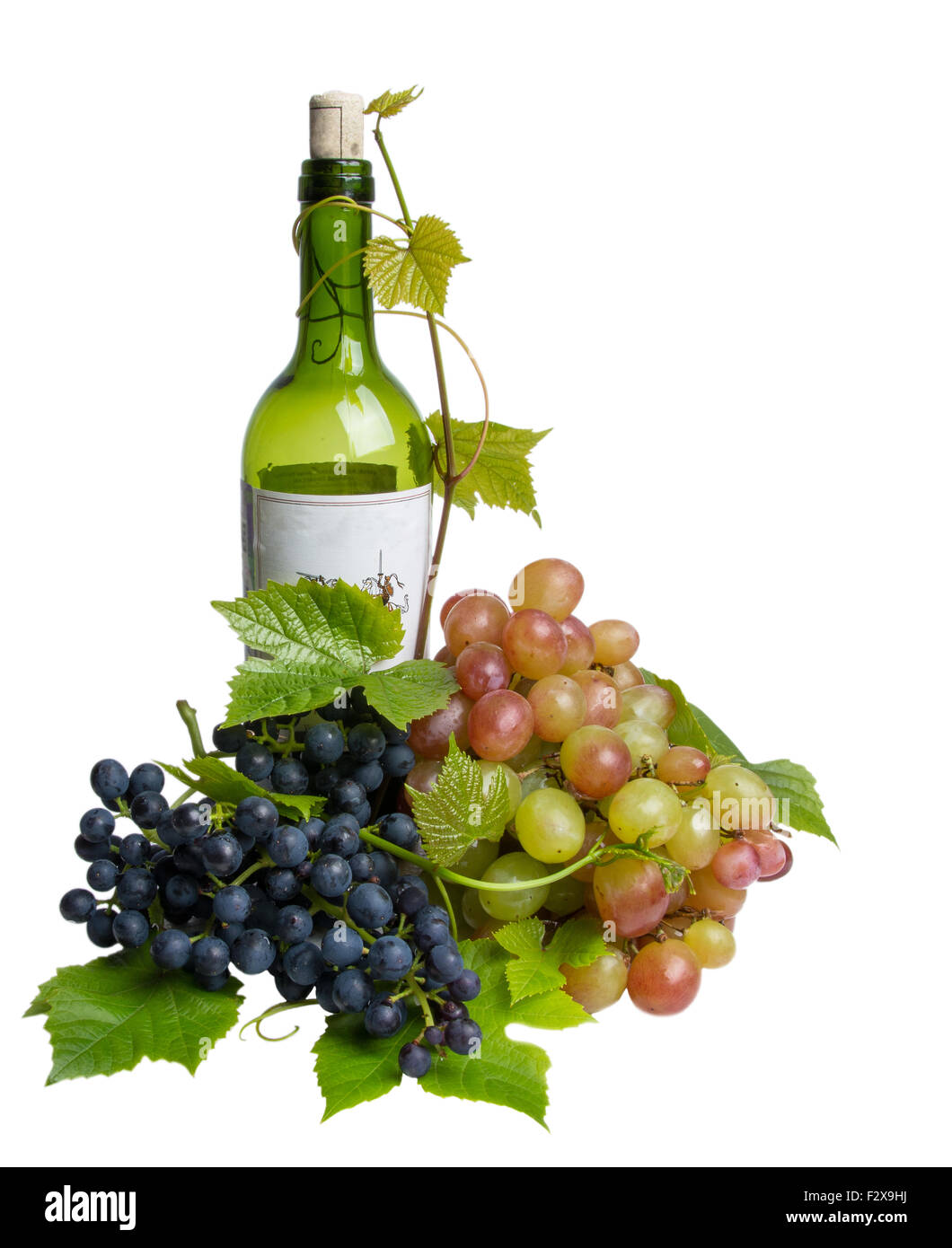 glass bottle of wine Stock Photo - Alamy