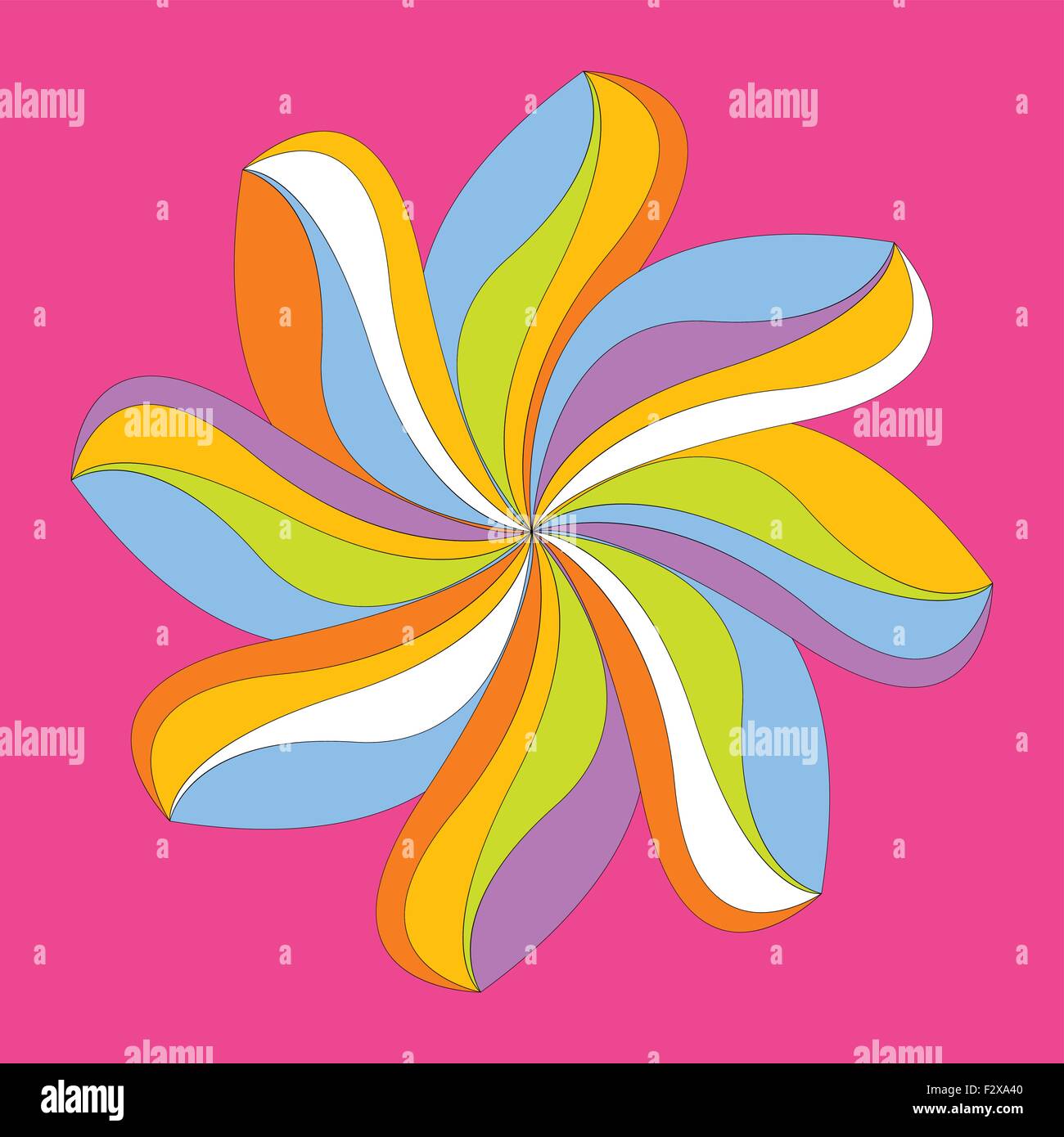 Bend flower Stock Vector Images - Alamy