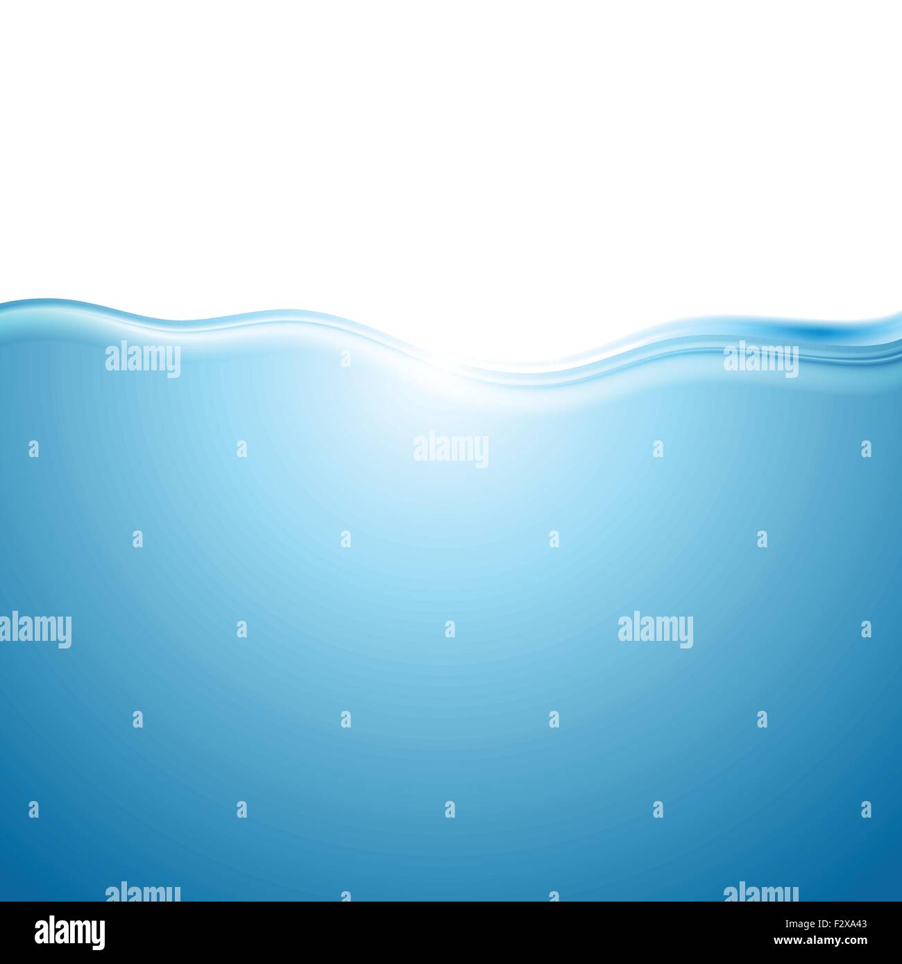 Abstract blue water wave background. Vector design Stock Vector Image ...
